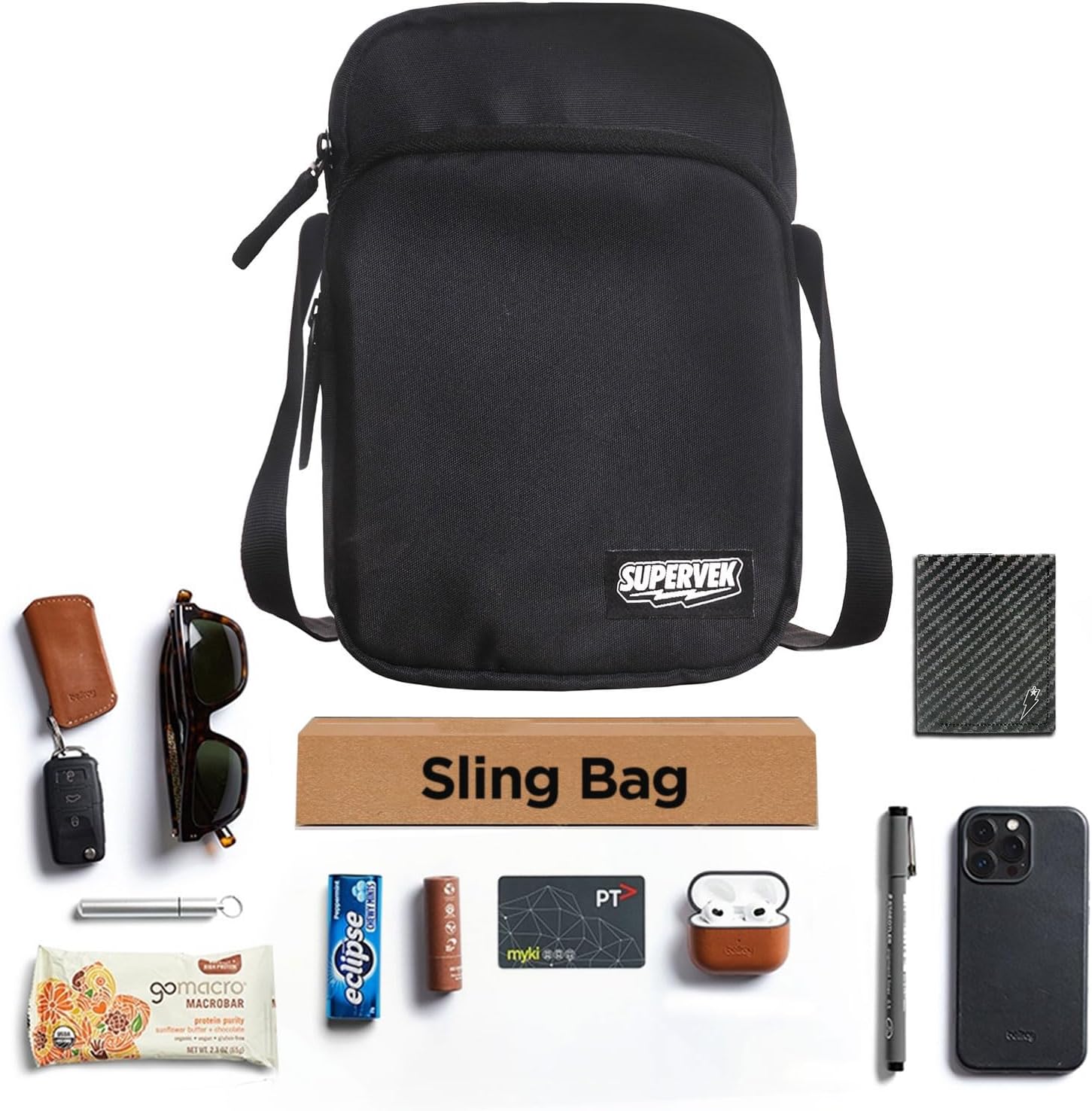 Carlton Excursion Bag Polyester 24 Cms Grey Sling bag : Amazon.in: Fashion