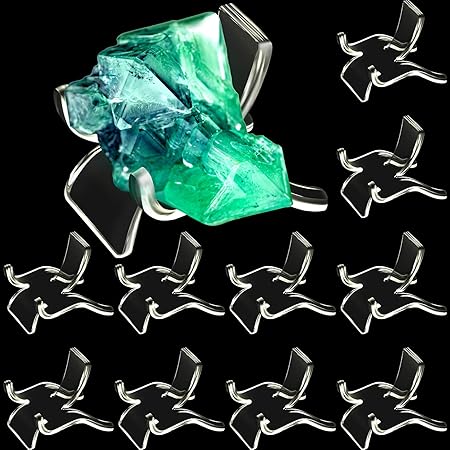 Amazon.com: Hipiwe 5 Packs Acrylic Triangle Display Holder - Display ...