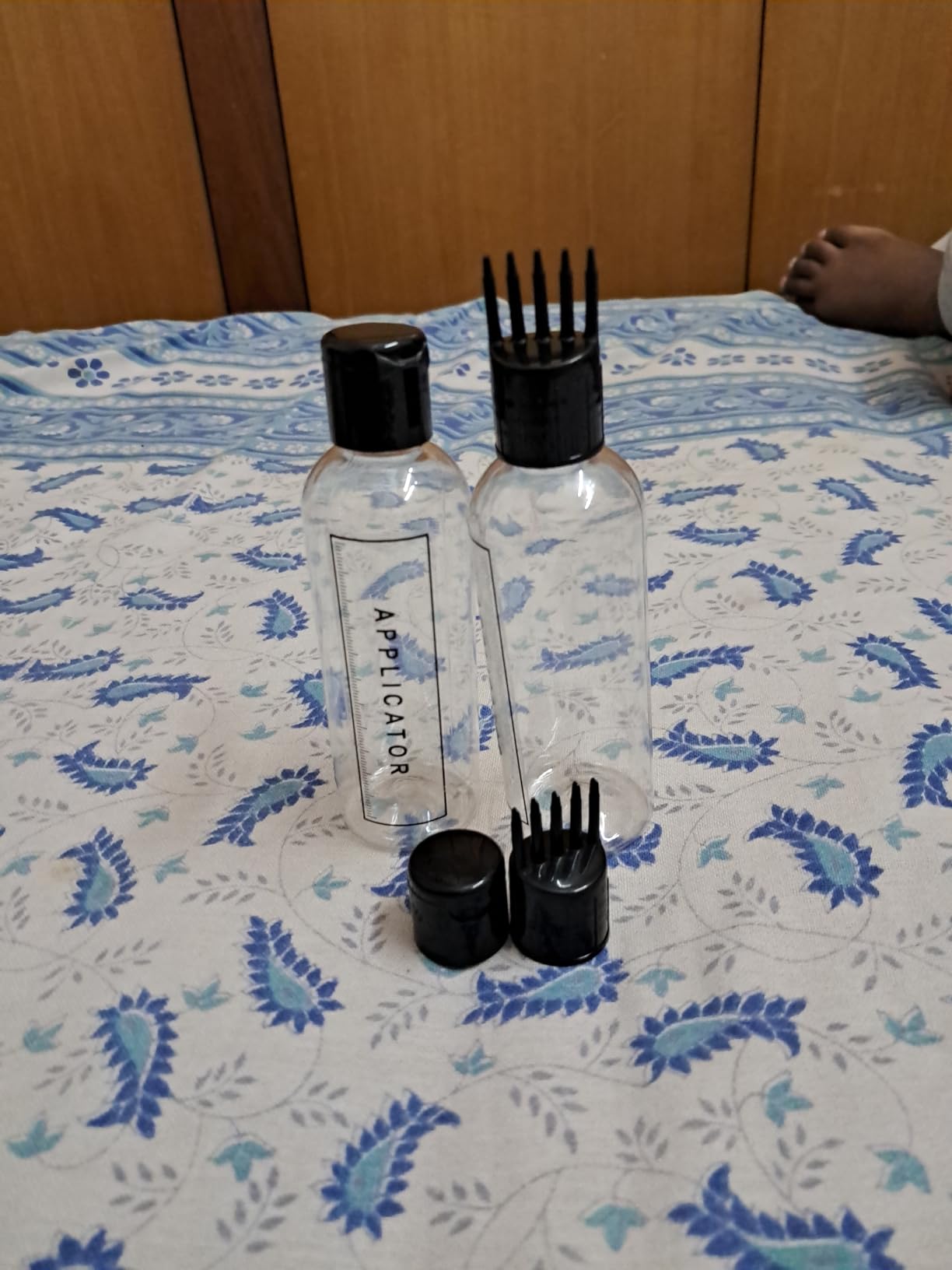 VREENY Hair Root Applicator Bottle with Comb Cap for Applying Hair Oil ...