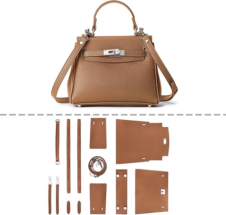 Amazon.com: POPSEWING DIY Bag Kit Designer Bag for Women, DIY Leather ...
