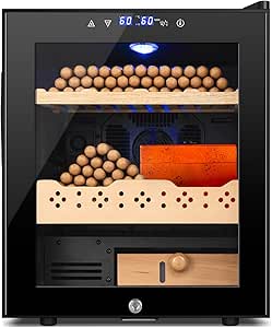 Amazon.com: Electric Humidor for Cigars, 50L 300 Counts Large Capacity ...