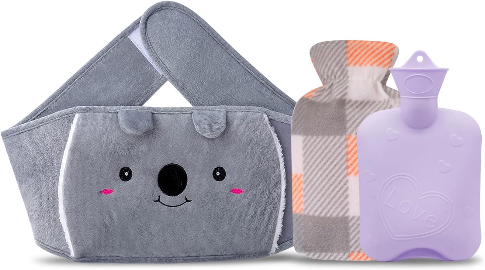 Amazon.com: Hot Water Bag,Hot Water Bottle Rubber Warm Water Bag Pouch ...