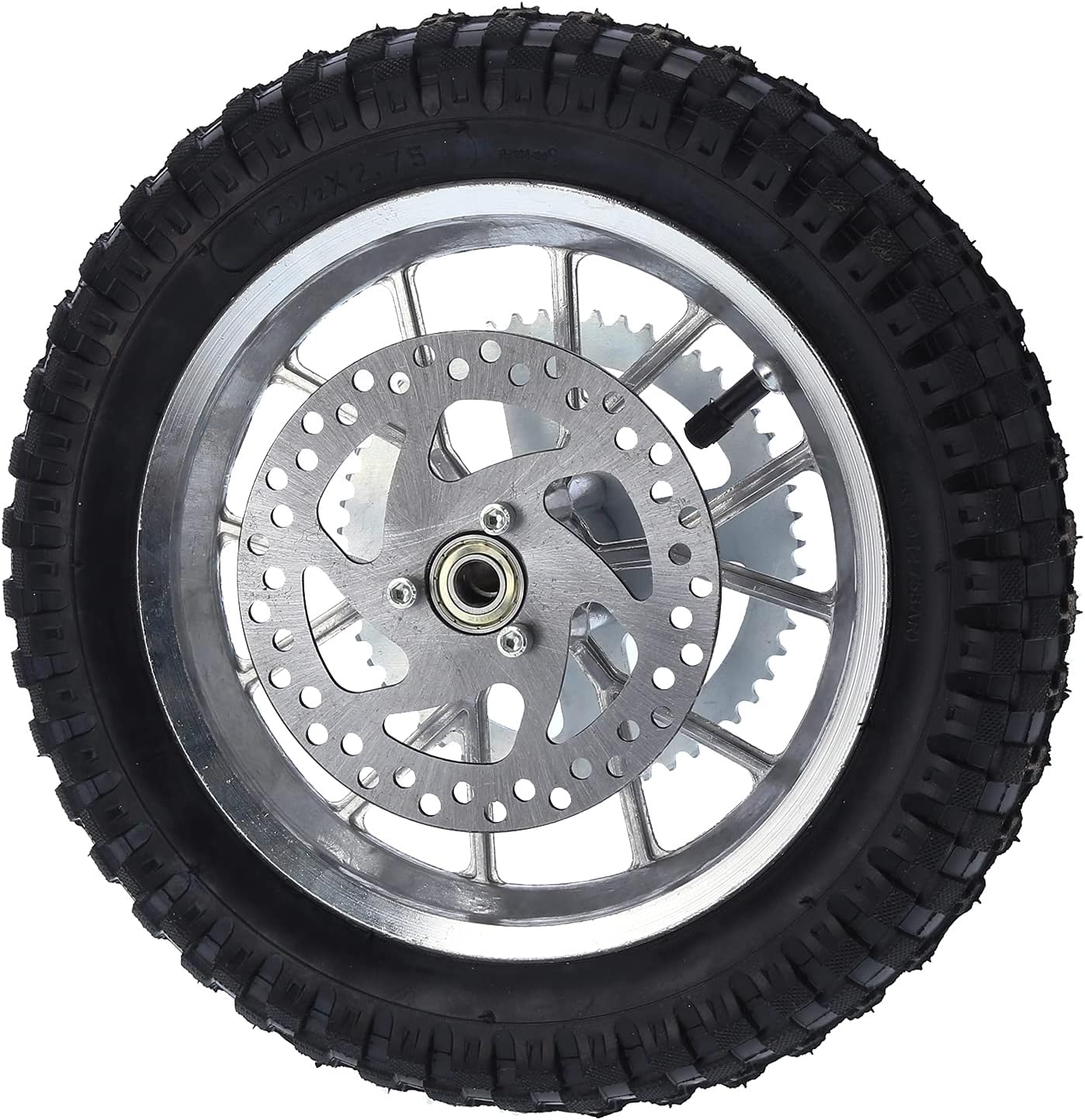 Amazon.com: 12.5x2.75in Rear Wheel Rim Tire with 12mm Bearing Assembly ...
