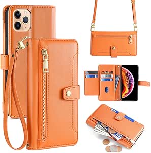 Amazon.com: Arseaiy Wallet Case for Samsung Galaxy A25 5G Flip Phone Case with Crossbody Strap ...