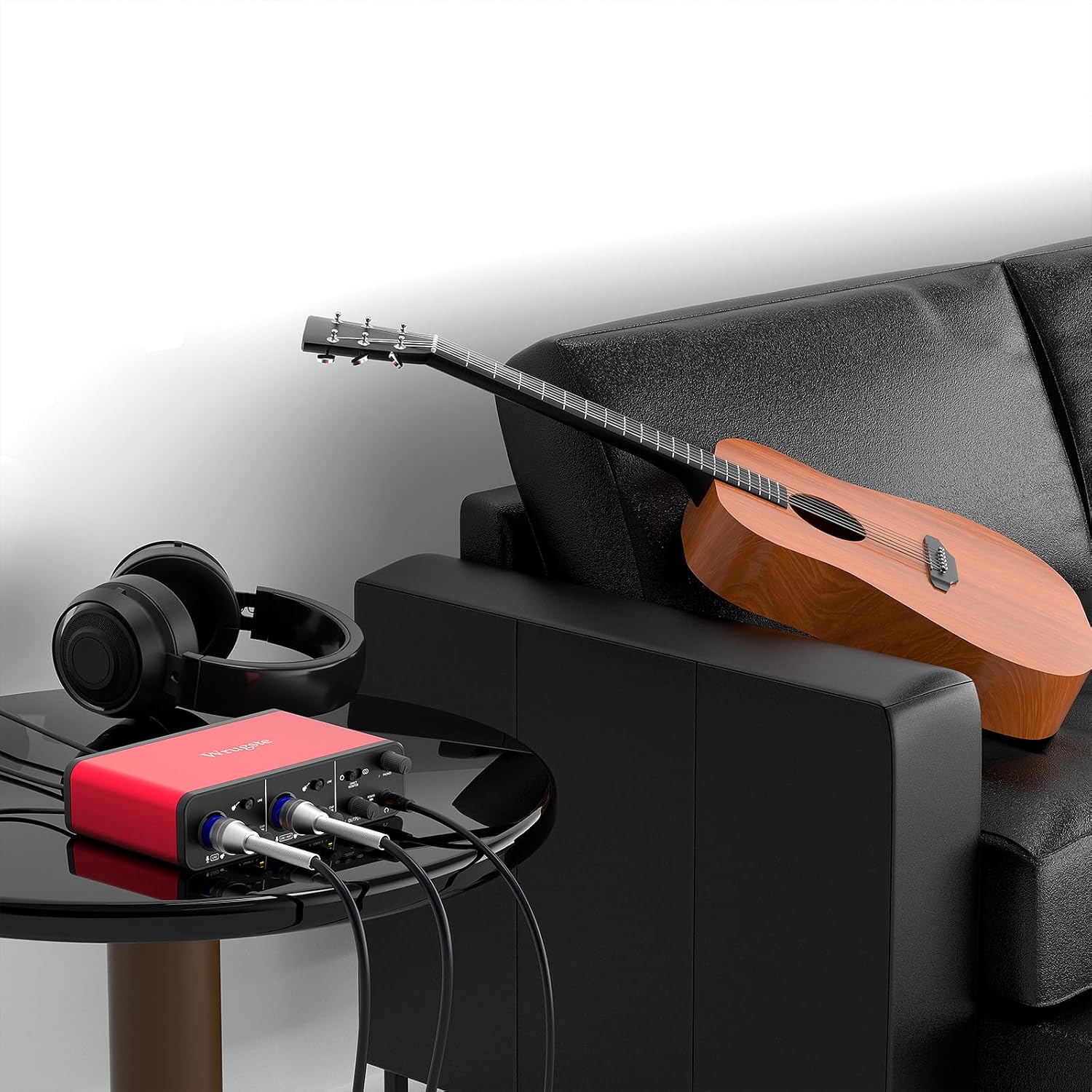 Wrugste USB Audio Interface - 48V Phantom Power - 24Bit96kHz - Plug and ...