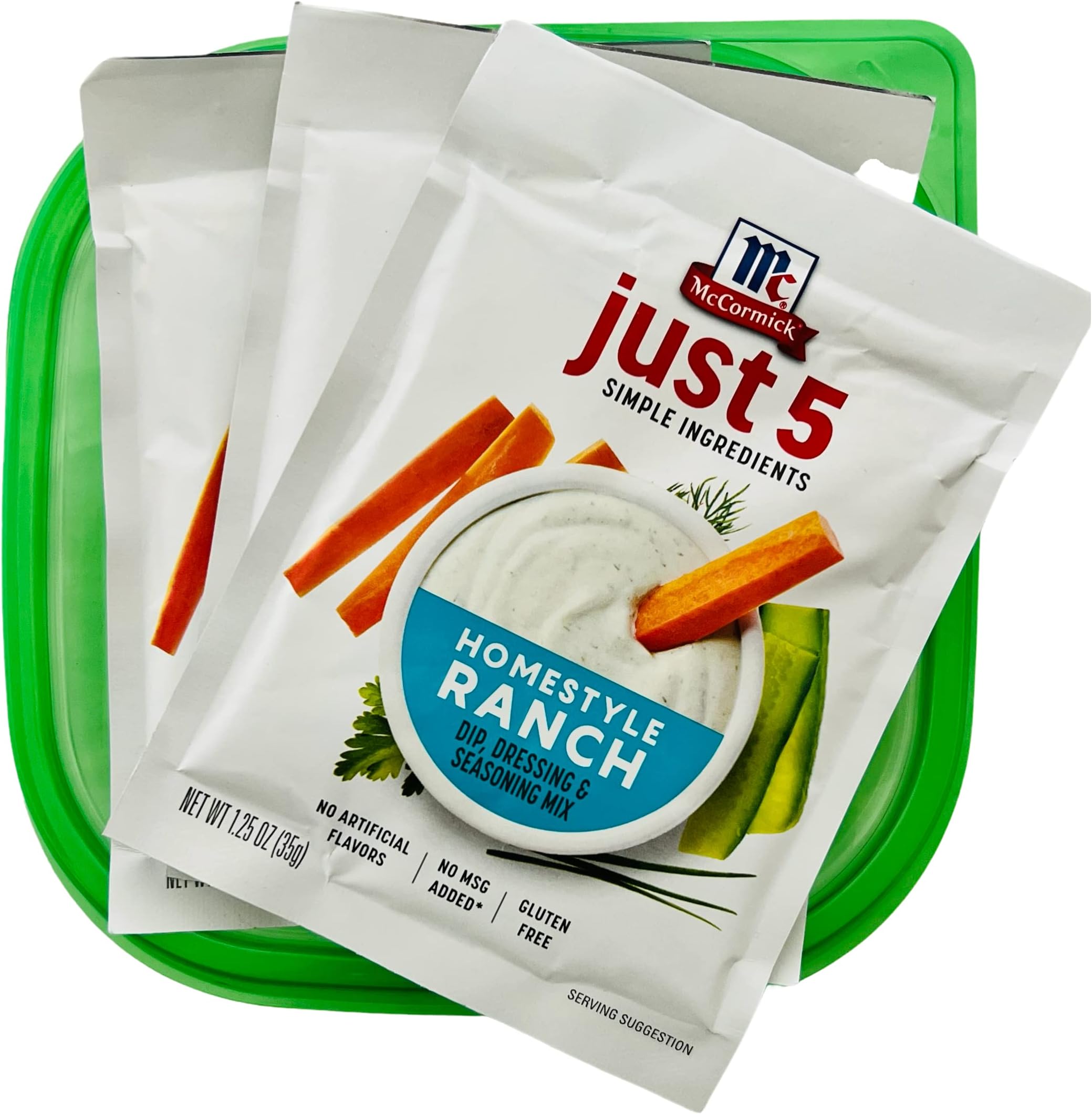 Amazon.com : Simply Organic Ranch Salad Dressing, 1-Ounce Packets (Pack ...