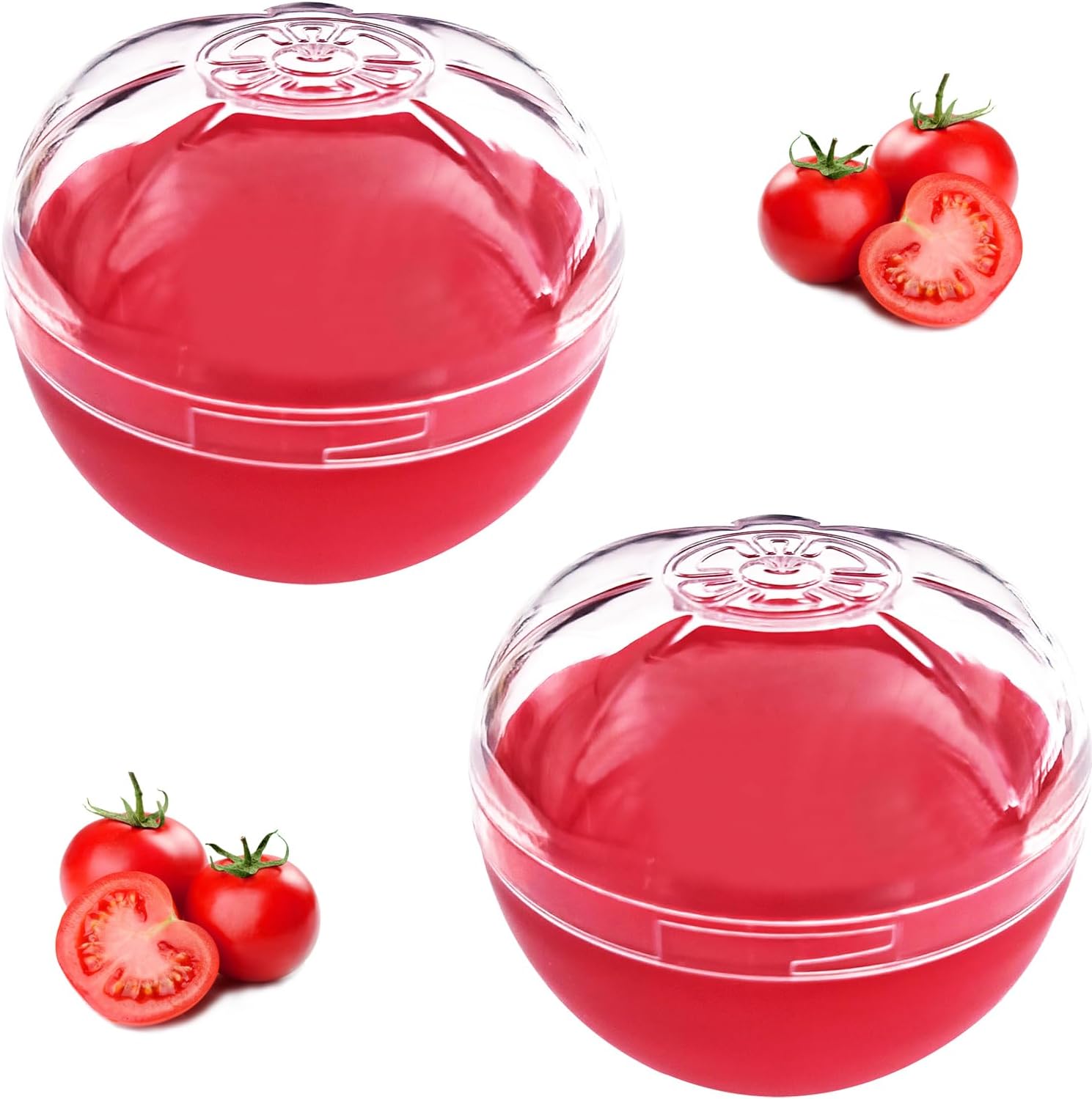 Amazon.com: ZTFORUS Tomato Saver Set, 2 Pack Reusable Refrigerator ...