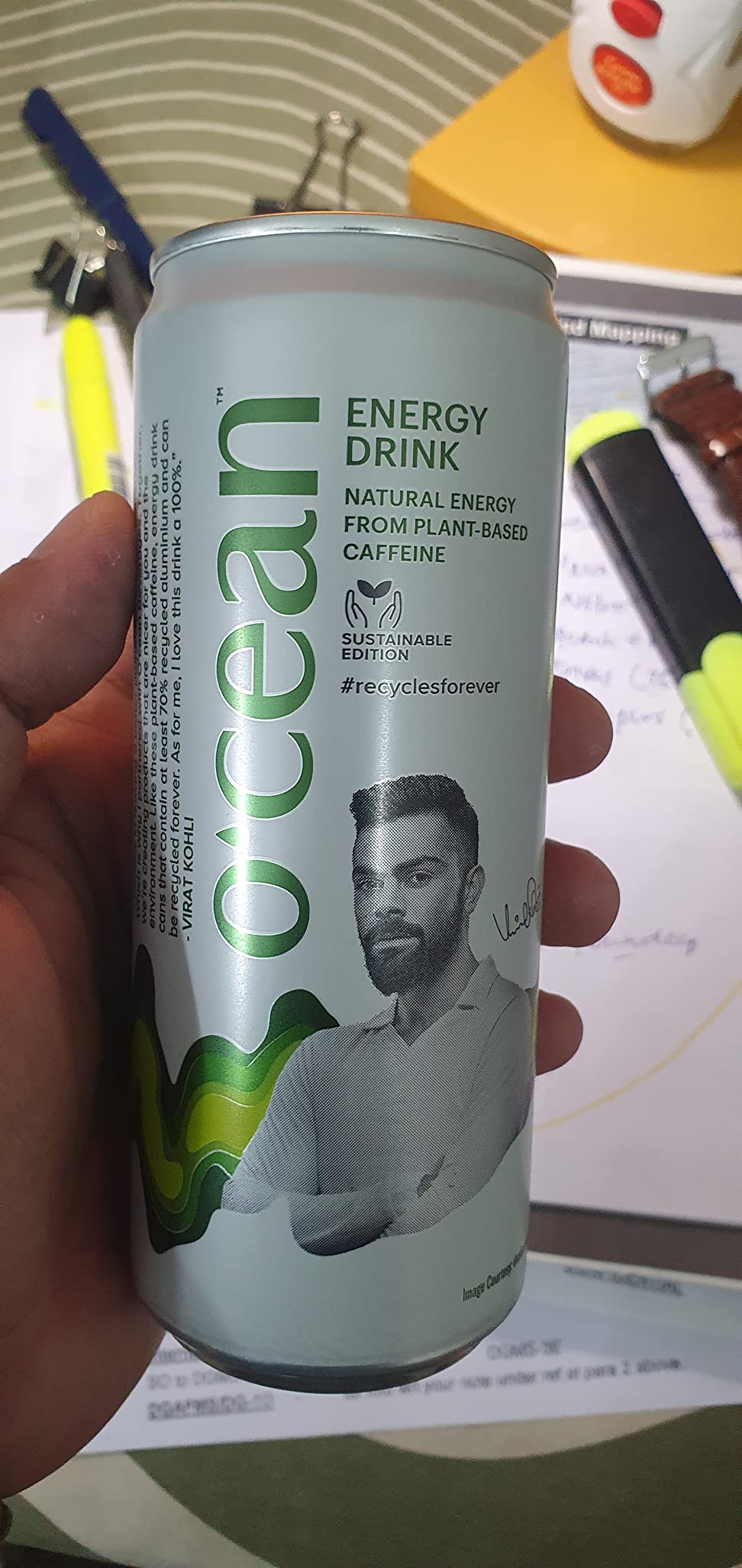 O'CEAN Energy Drink Sustainable Edition 330 Ml- Enriched With Plant ...