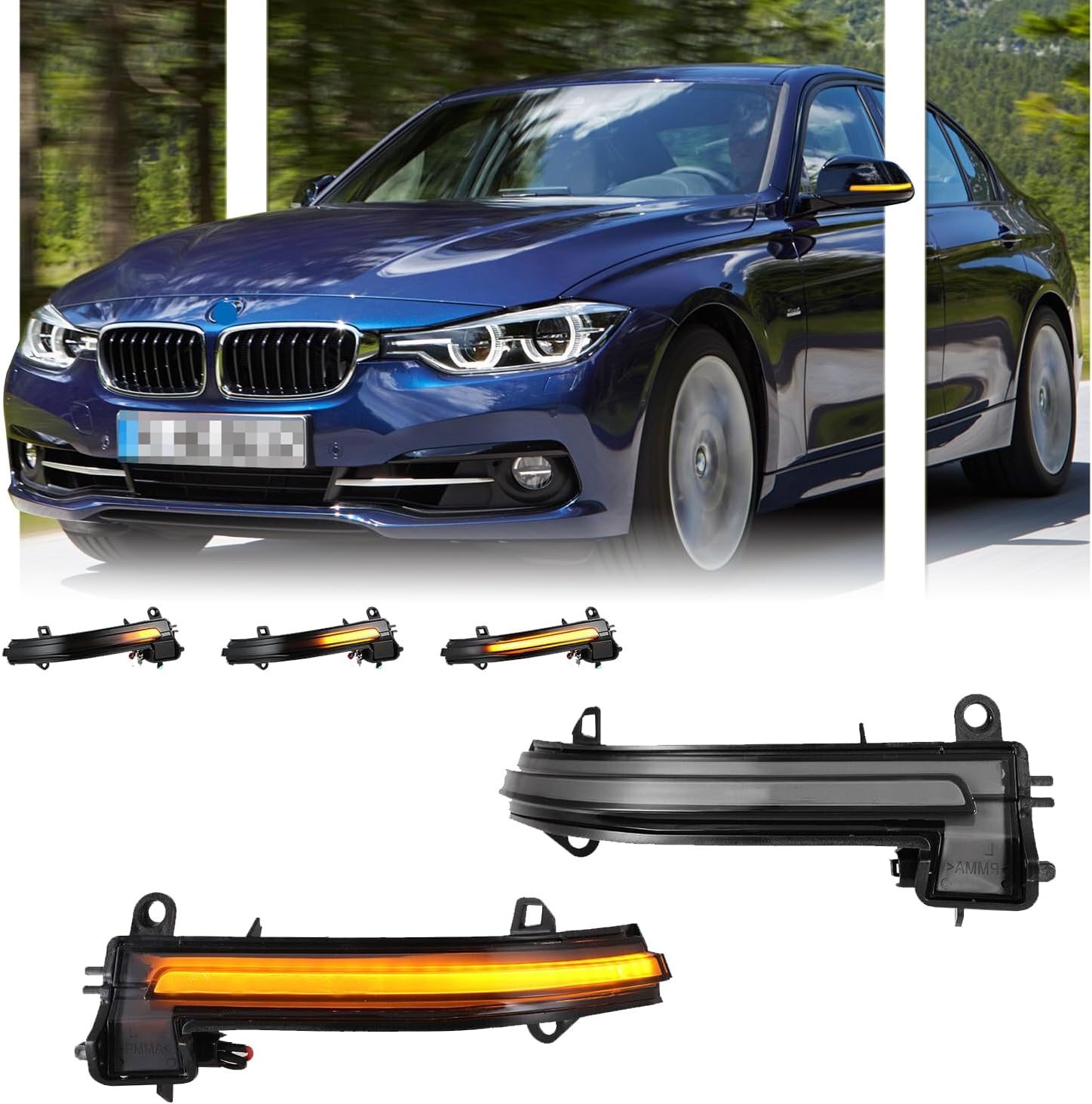 Amazon.com: GSOWO 2 PCS Dynamic LED Side Mirror Sequential Turn Signal ...