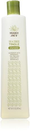 Amazon.com : Trader Joe's Tea Tree Tingle Shampoo with Peppermint, Tea Tree and Eucalyptus ...