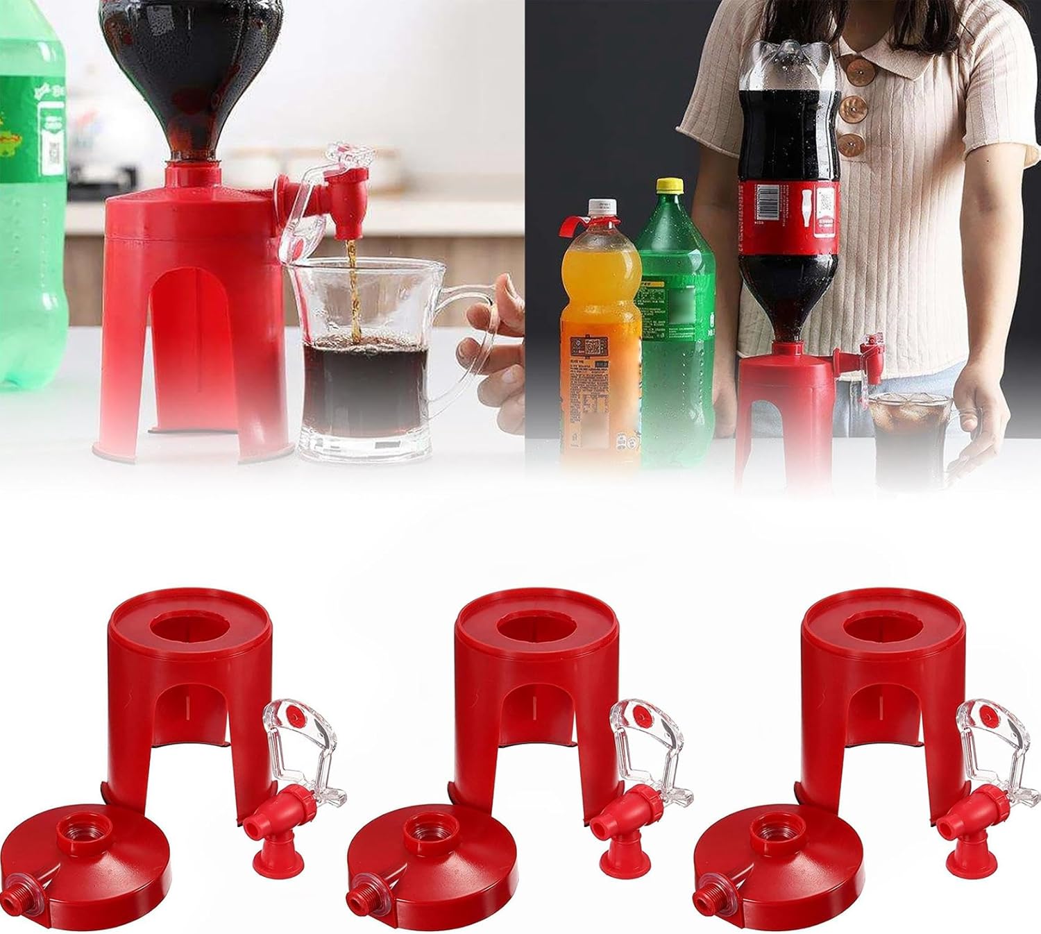Amazon.com | Soda Cola Drinker Inverted Drinker, Soda Dispenser with ...