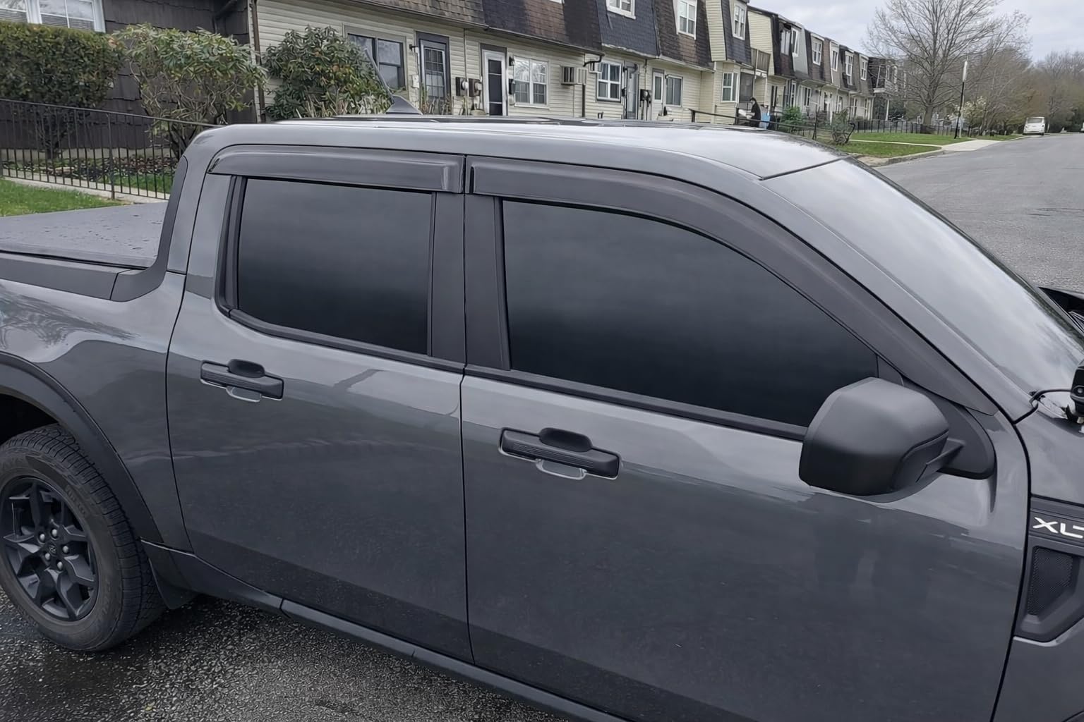 Snapklik.com : 2022-2026 Tape-On Rain Guards For Ford Maverick Side ...
