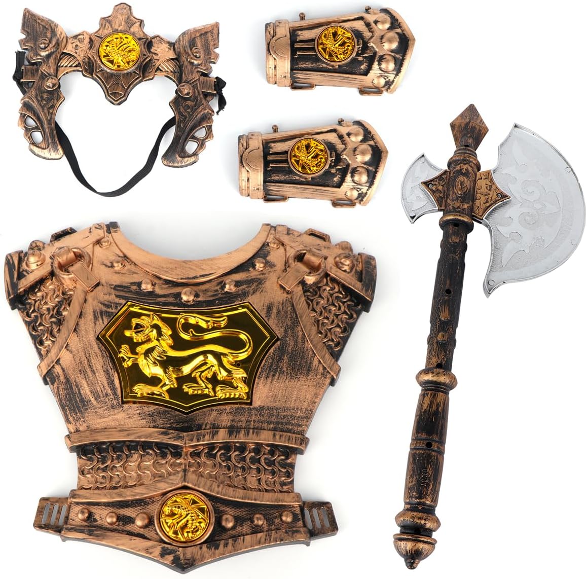 Amazon.com: Knight Costume LARP Set Include 1 Battle Axe 1 Armor 1 ...