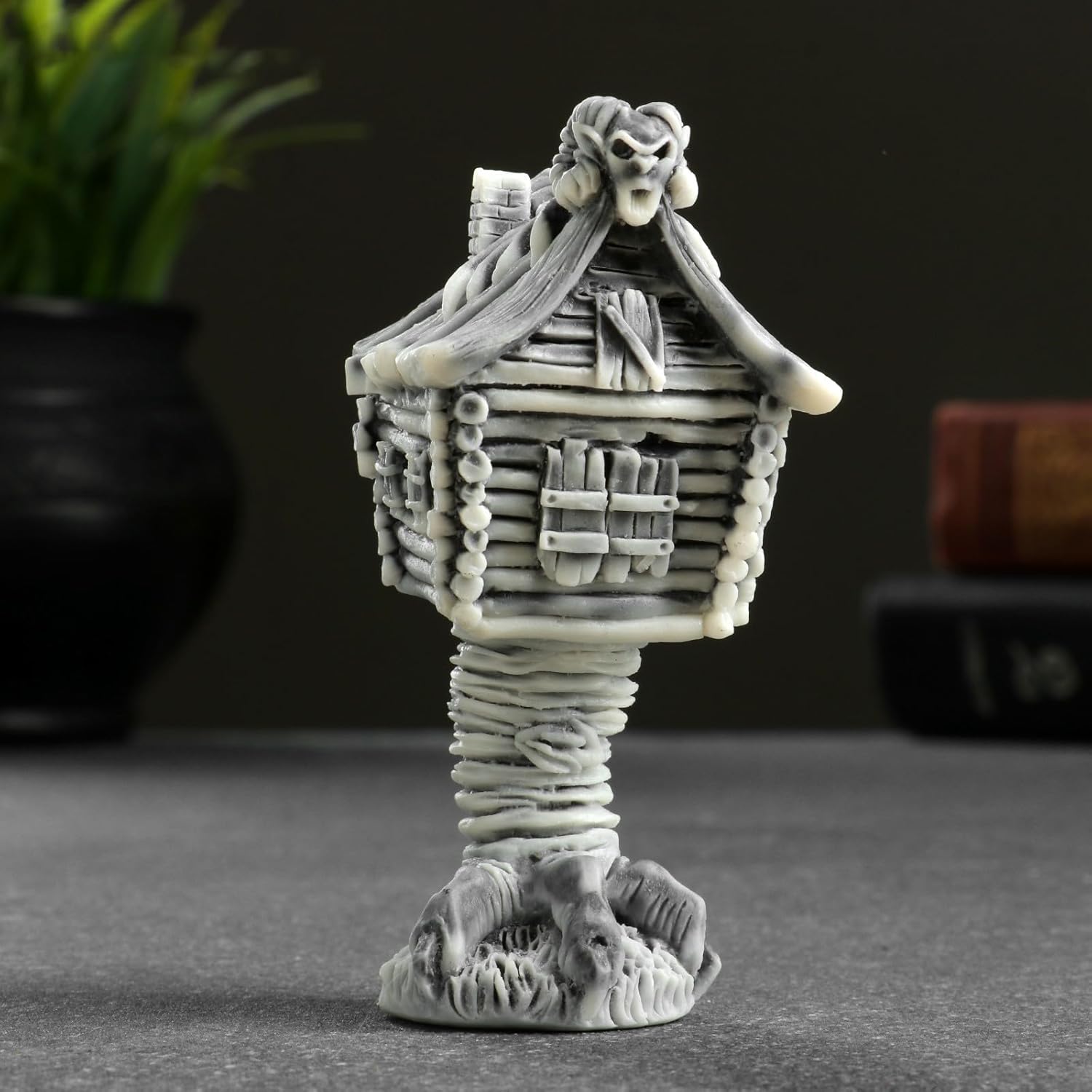 Amazon.com: AEVVV Authentic Baba Yaga's Hut Figurine - Traditional ...