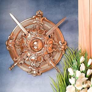 Amazon.com: Dhal Talwar Set - Bahubali Design, Sword & Shield Wall ...