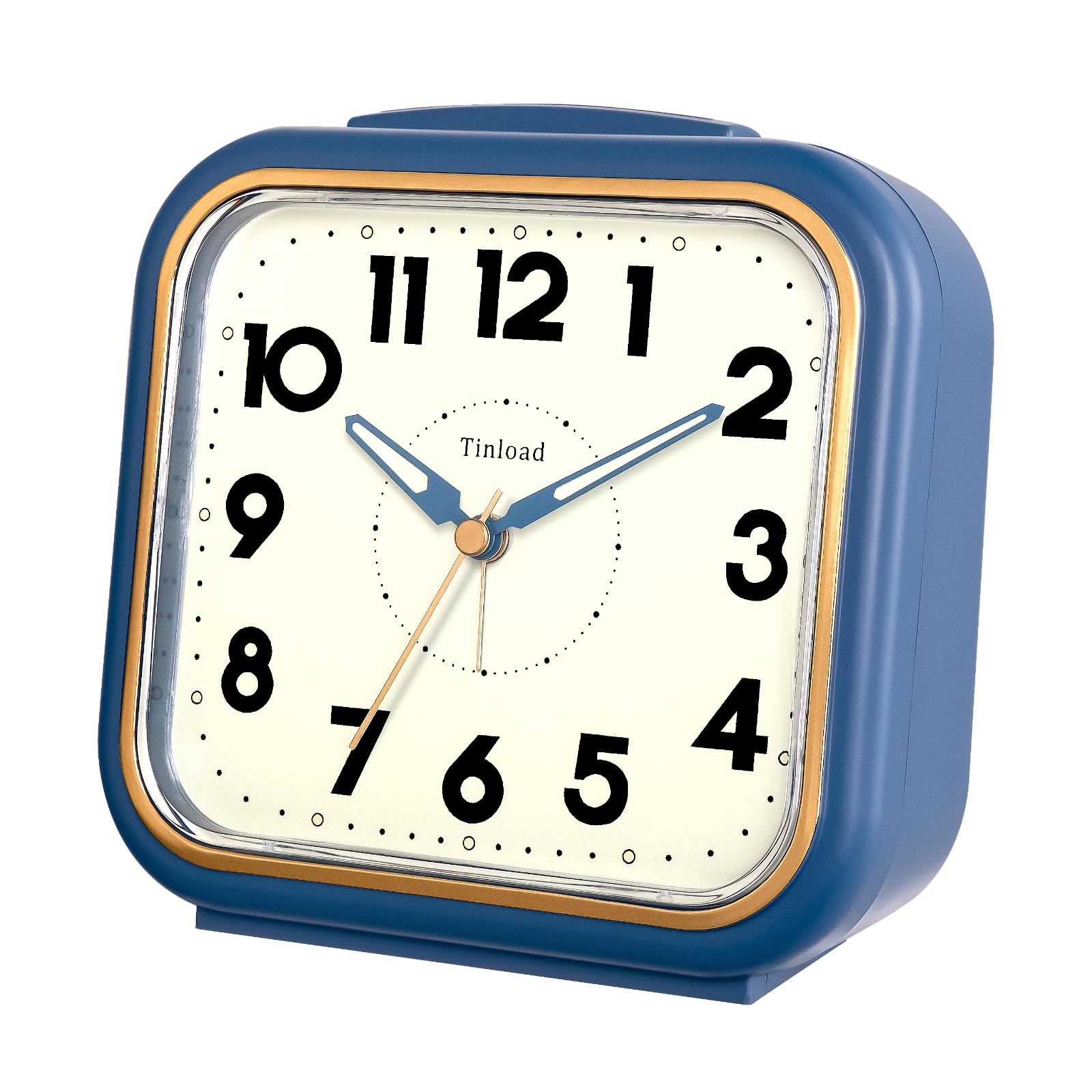Hatch Alarm Clock 5.5" Silent Analog Alarm Clock - Gentle Wake Beeping ...