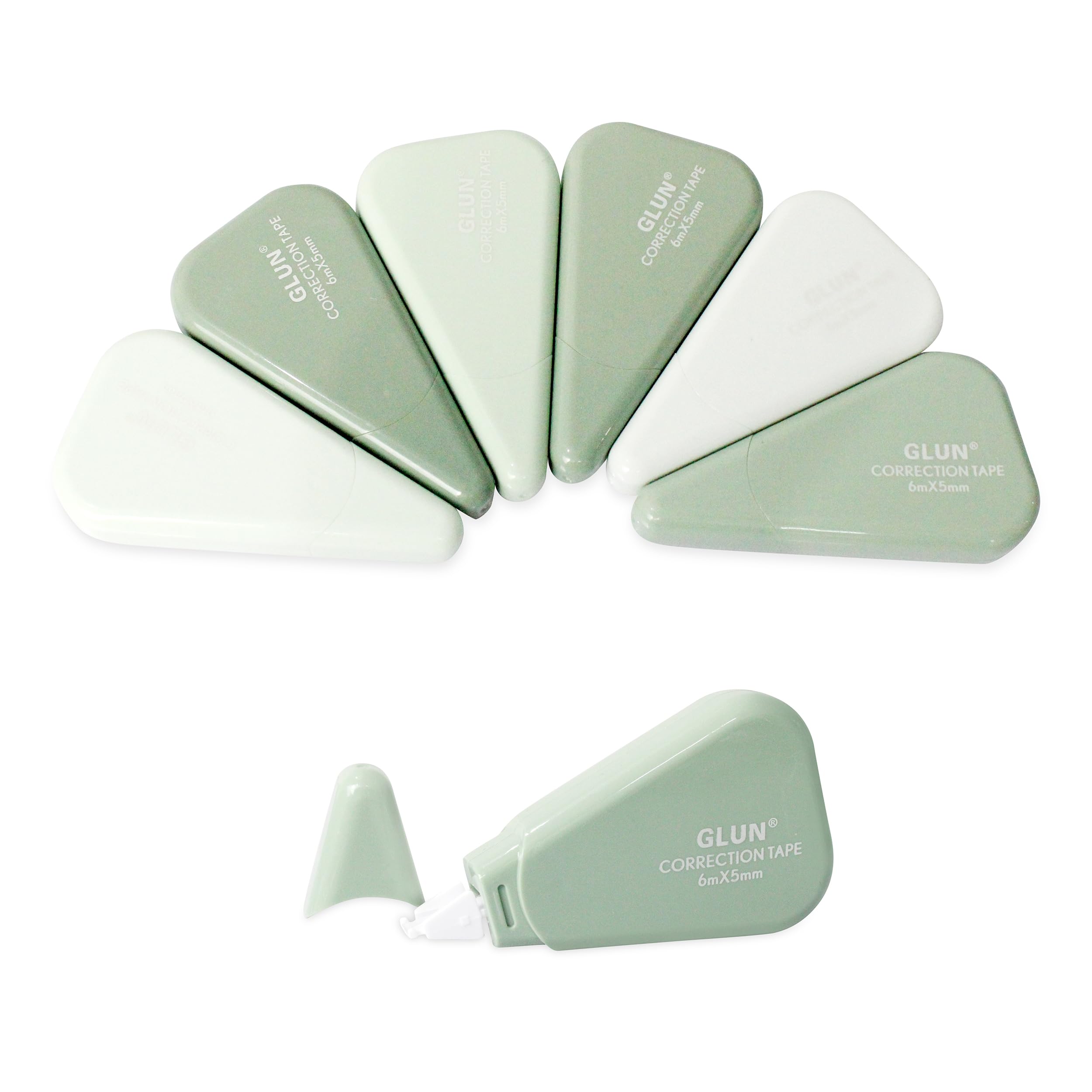 GLUN® Multipurpose Correction Tape 6m Length Total Length 36 Meter Pack ...
