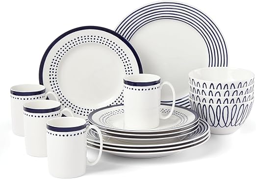 Amazon.com | Kate Spade New York Charlotte Street West 16-Piece ...