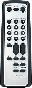 Amazon.com: RMT-CG500A Replace Remote Control fit for Sony Boombox CD Cassette Recorder CFD-G500 ...