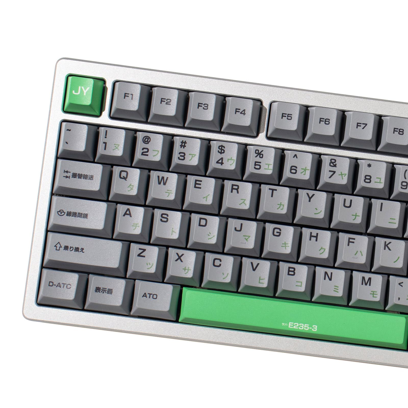 Amazon.com: Grey Green Janpanese Keycaps, 148 Keys PBT Keycaps 75 ...