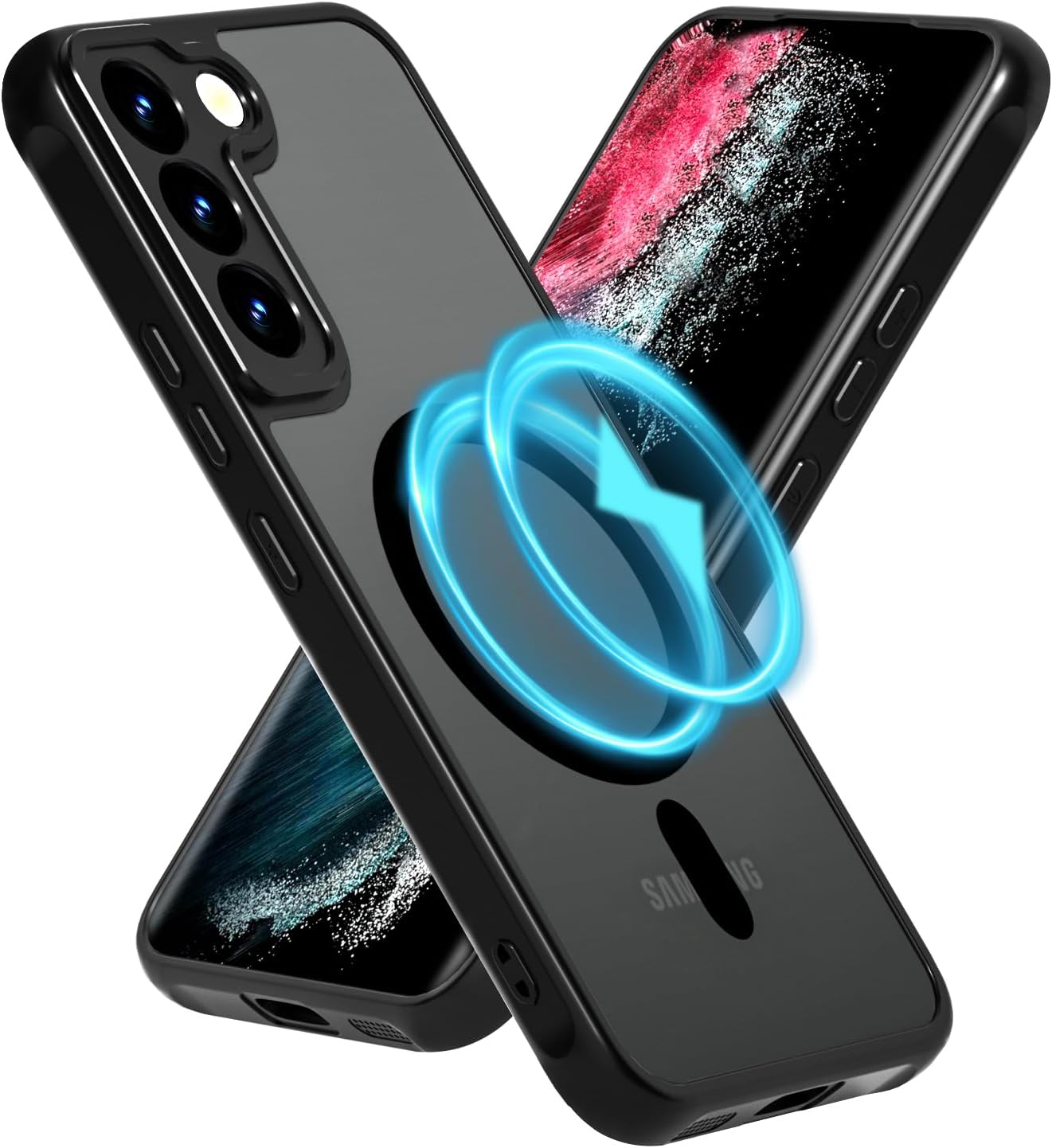 Amazon.com: Theyakmer Magnetic Case for Samsung Galaxy S22 Plus - [Compatible with MagSafe ...