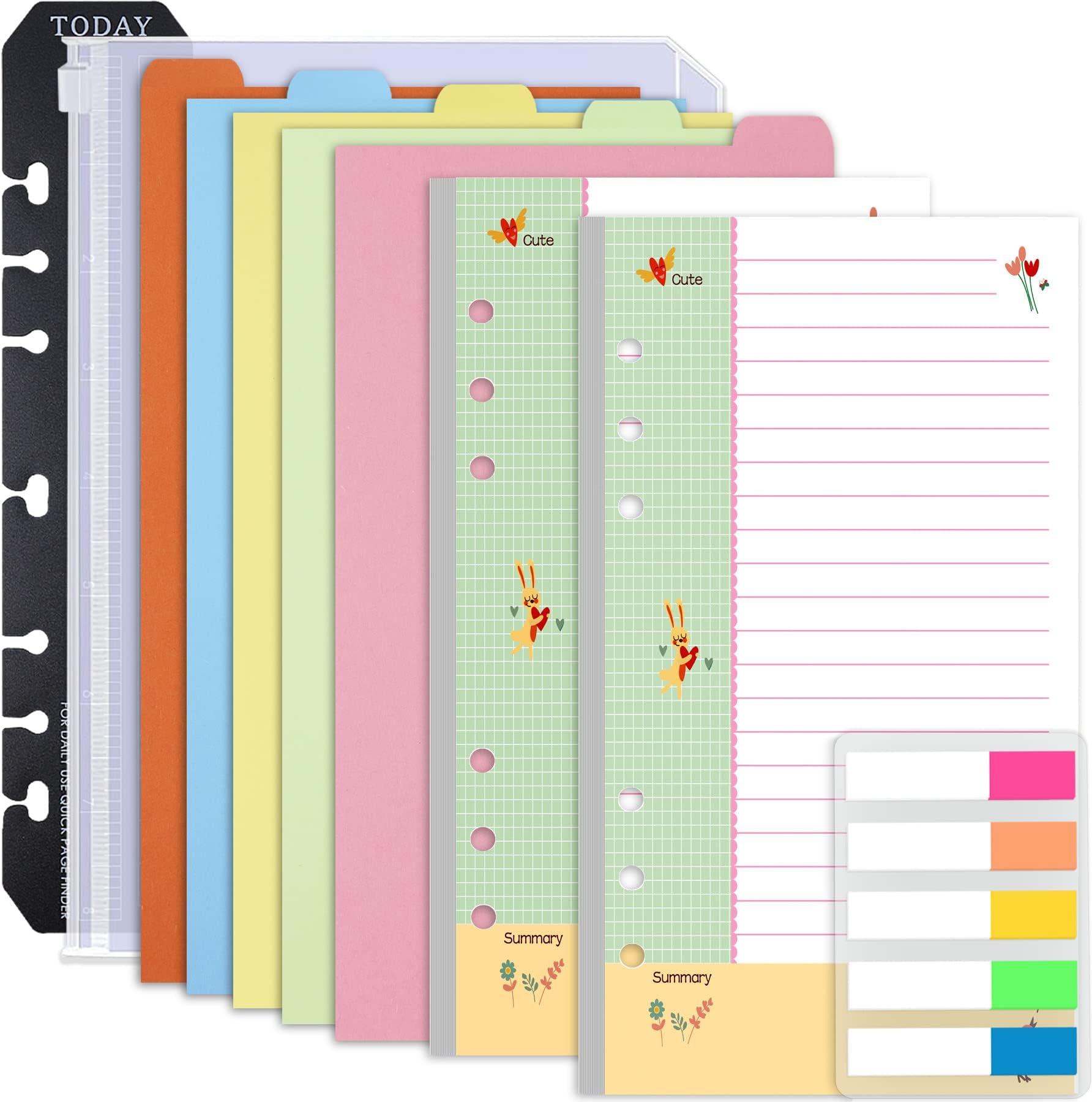 Amazon.com : Rancco Cornell-Note Taking-System A6 Planner Refill Paper ...