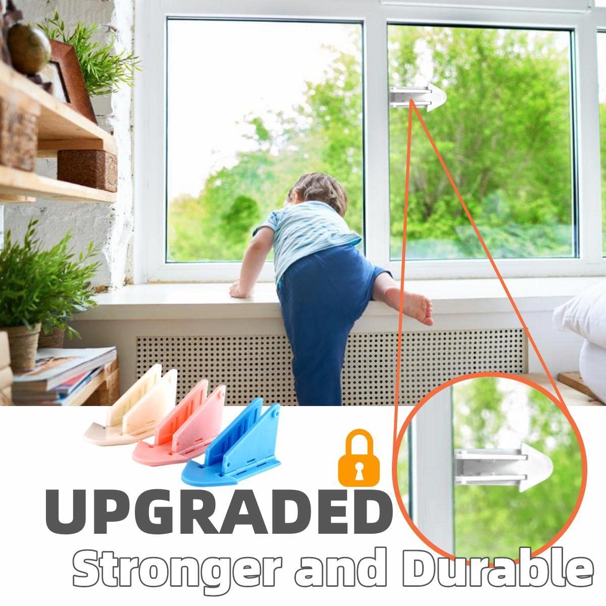 Snapklik.com : 4 Pack Sliding Door Lock For Kids Safety, Window&Door ...