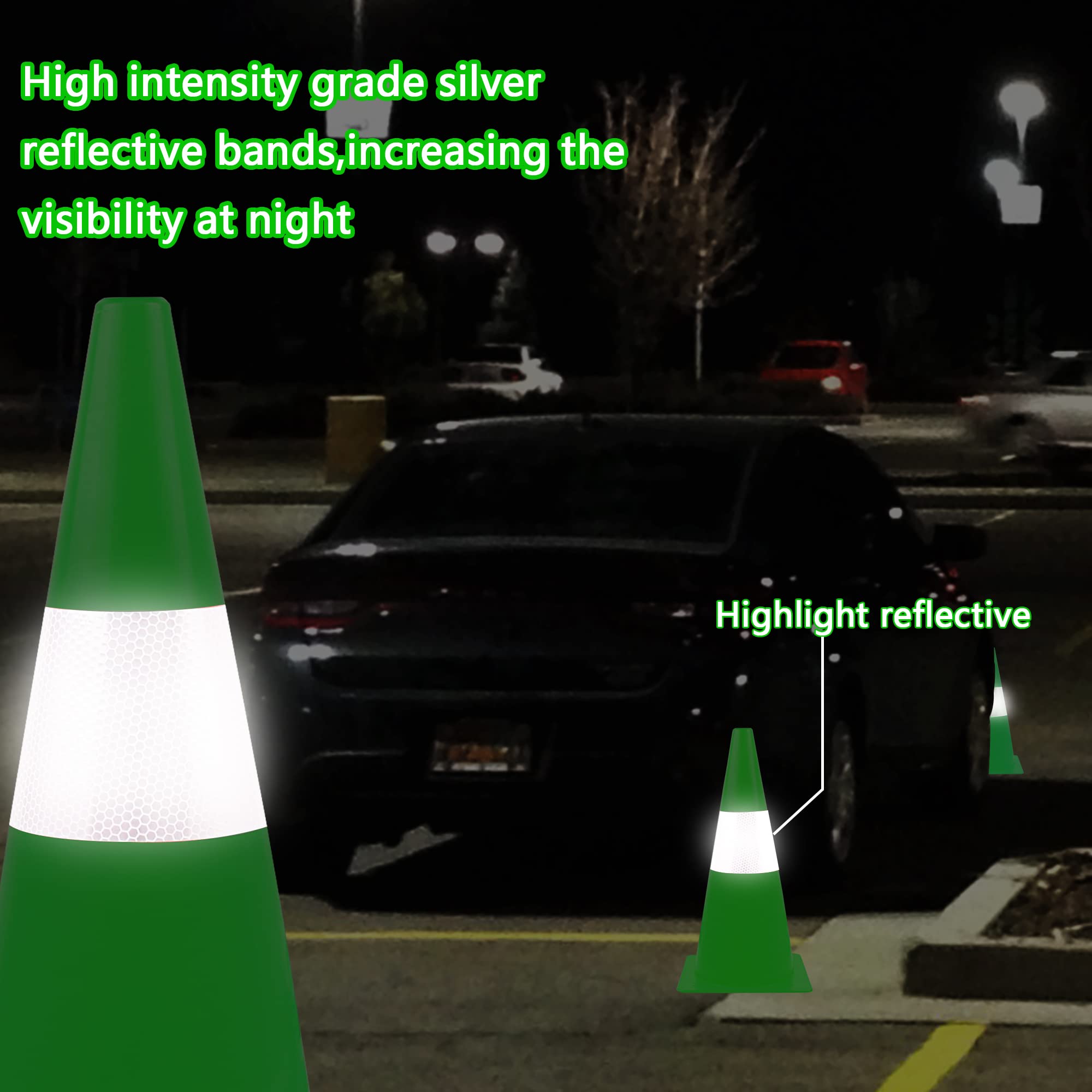 Snapklik.com : 12 Inch Traffic Safety Cones