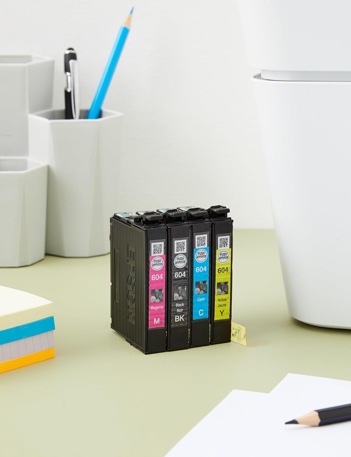 Epson 604 Piña, Multipack original, cartuchos de tinta de 4 colores ...