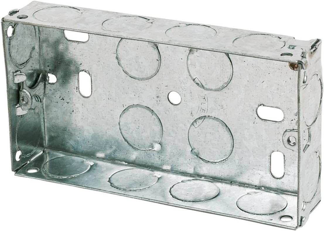 Appleby Galvanised Steel Knockout Boxes 2G 25mm : Amazon.co.uk: DIY & Tools