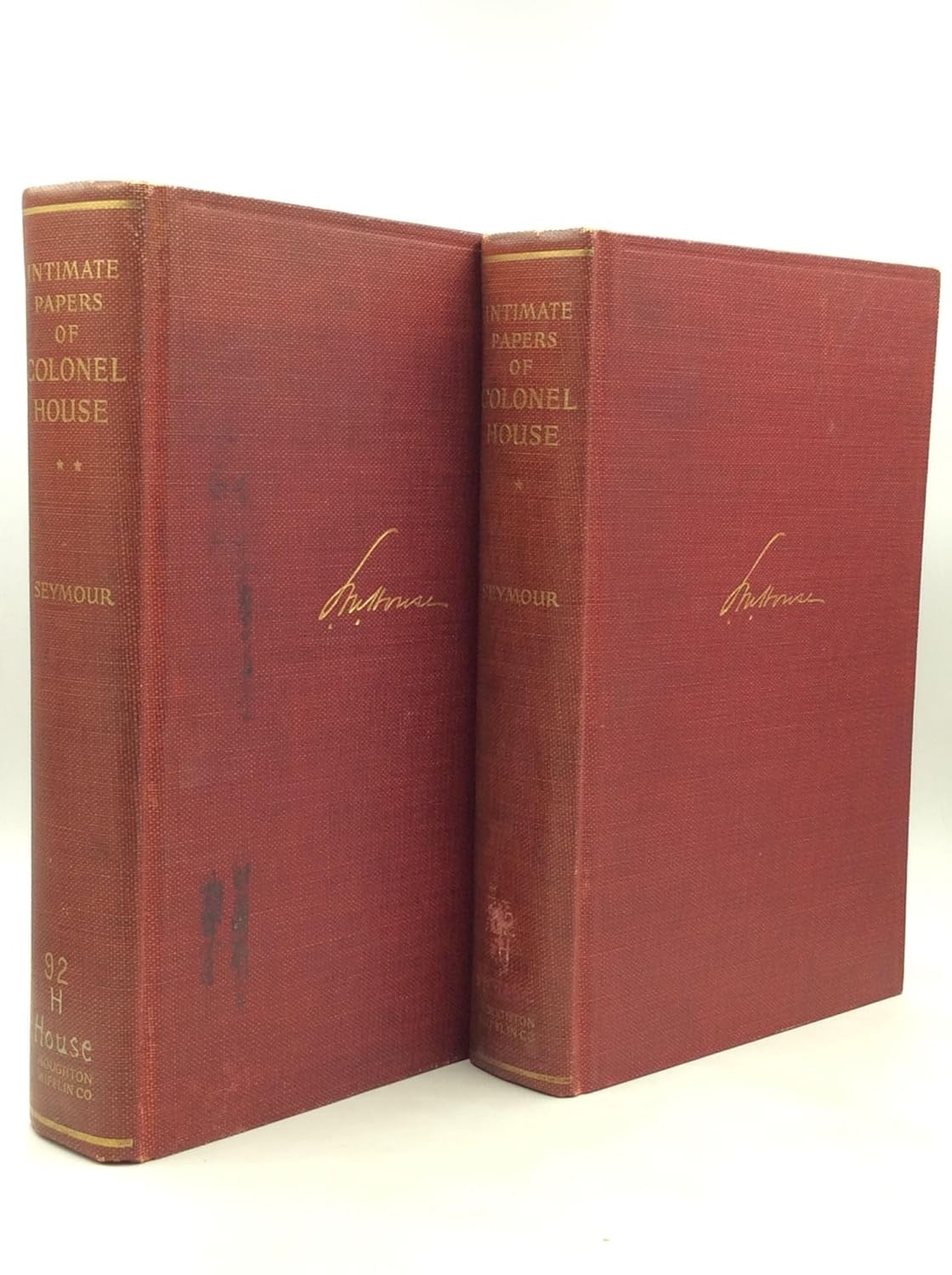 Intimate Papers of Colonel House Volumes I & II: House, Colonel ...