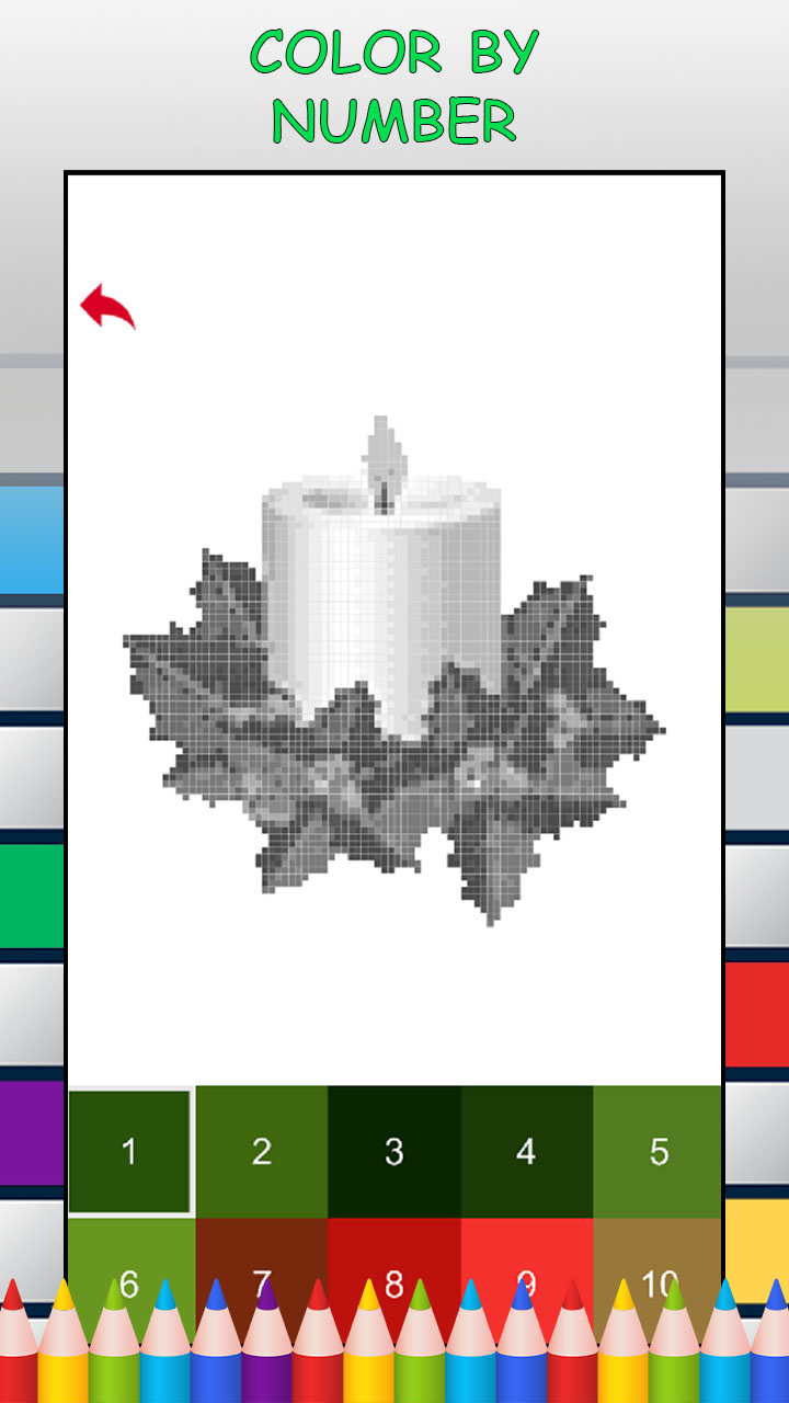 Christmas Presents and Decorations Color by Number - FREE Pixel Art ...