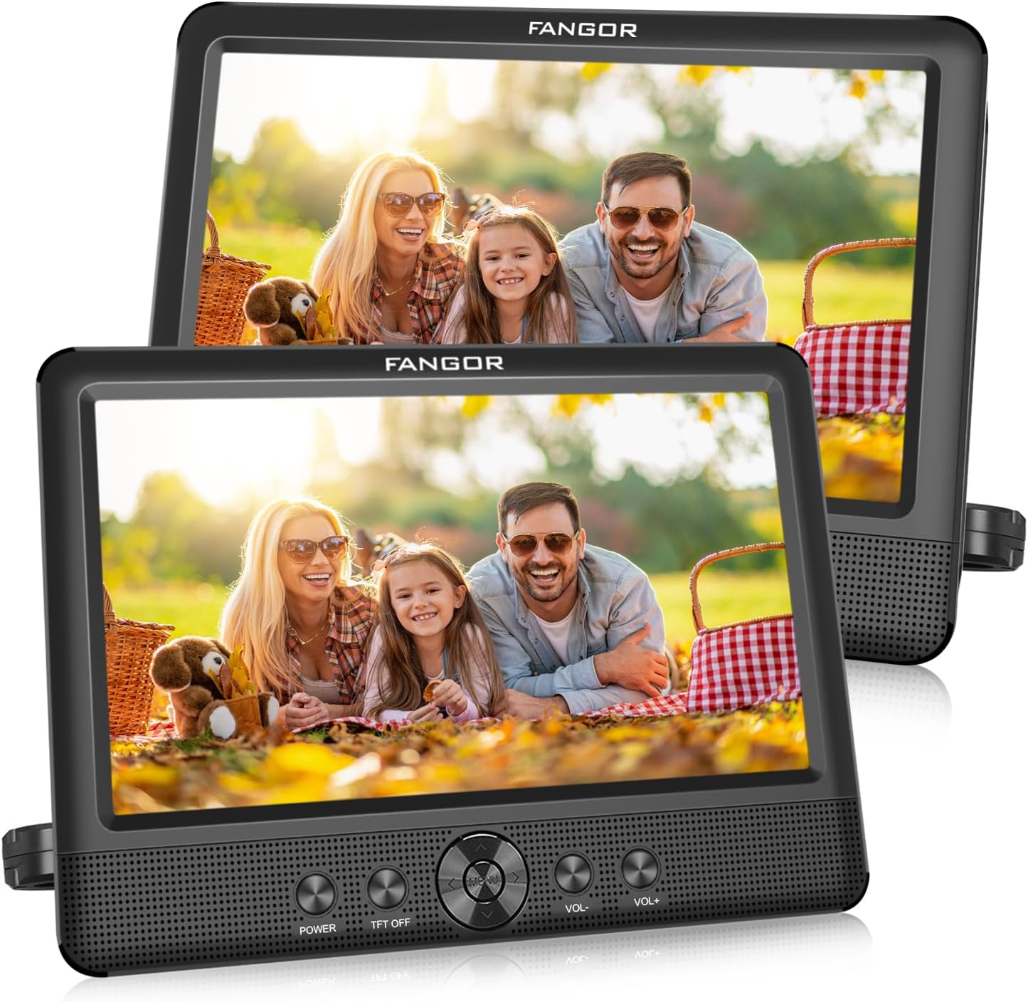 Amazon.com: FANGOR 10.5'' Car DVD Player Dual, Portable DVD Player for ...