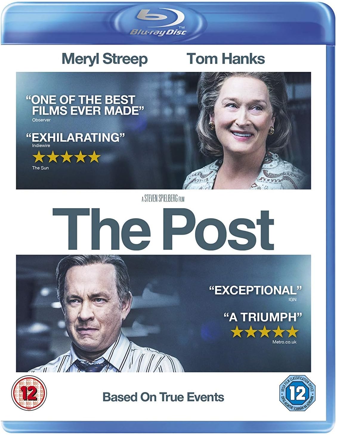 The Post [Blu-ray] [2018]: Amazon.co.uk: Meryl Streep, Tom Hanks, Sarah ...