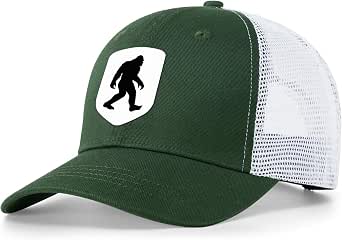 Pnkvnlo Mesh Bigfoot Hat Leather Cap for Men- Great Snapback Closure ...