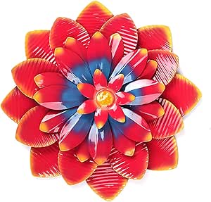 Amazon.com: DOFE Metal Flower Wall Decor,Hanging Metal Flowers Wall ...