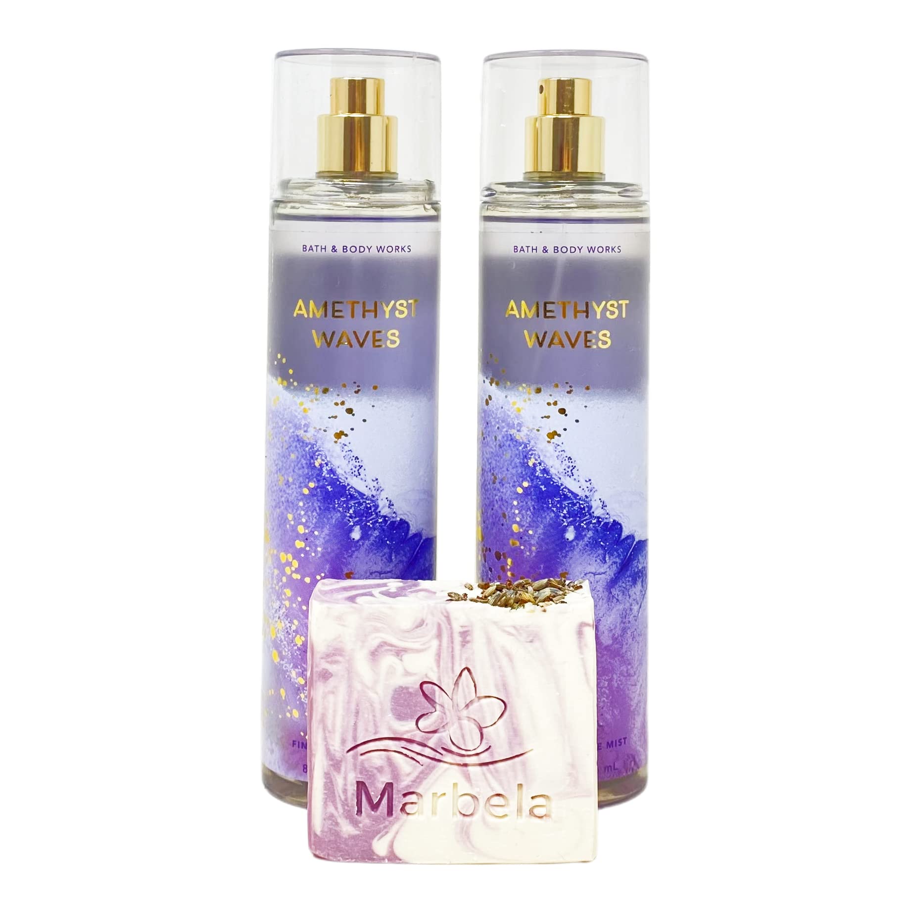 Amazon.com : Bath & Body Works Amethyst Waves 2 Pack Fine Fragrance ...
