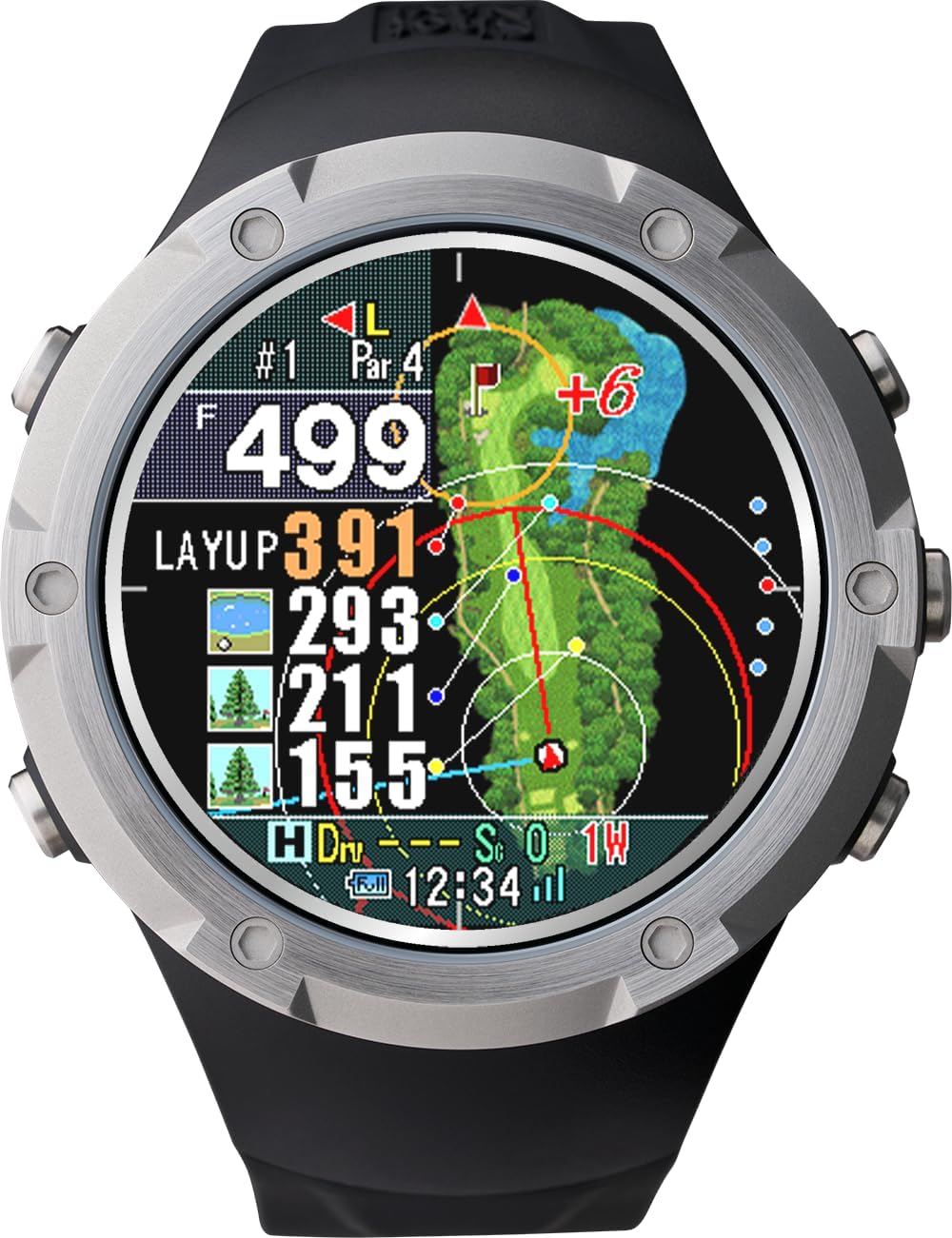 Amazon | Shot Navi Evolve α(アルファー) ブラック 1.4インチ大画面カラー液晶 最新GPSチップ「M10」 自動飛距離計測 高低差目安距離 日本製（国内 ...