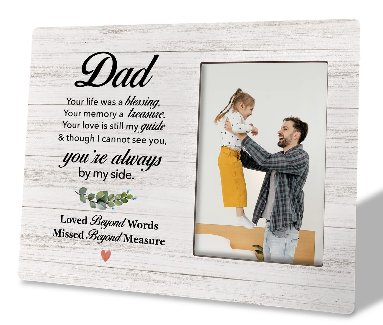 Amazon.com: Dad Memorial Photo Frame Gifts, You are Always Be My Side ...