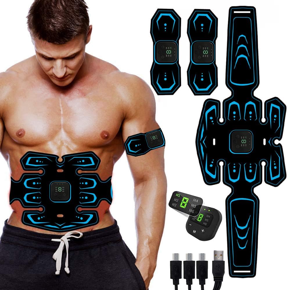 Abs Trainer, Muscle Stimulator, EMS Training Device, Abdominal Muscle ...