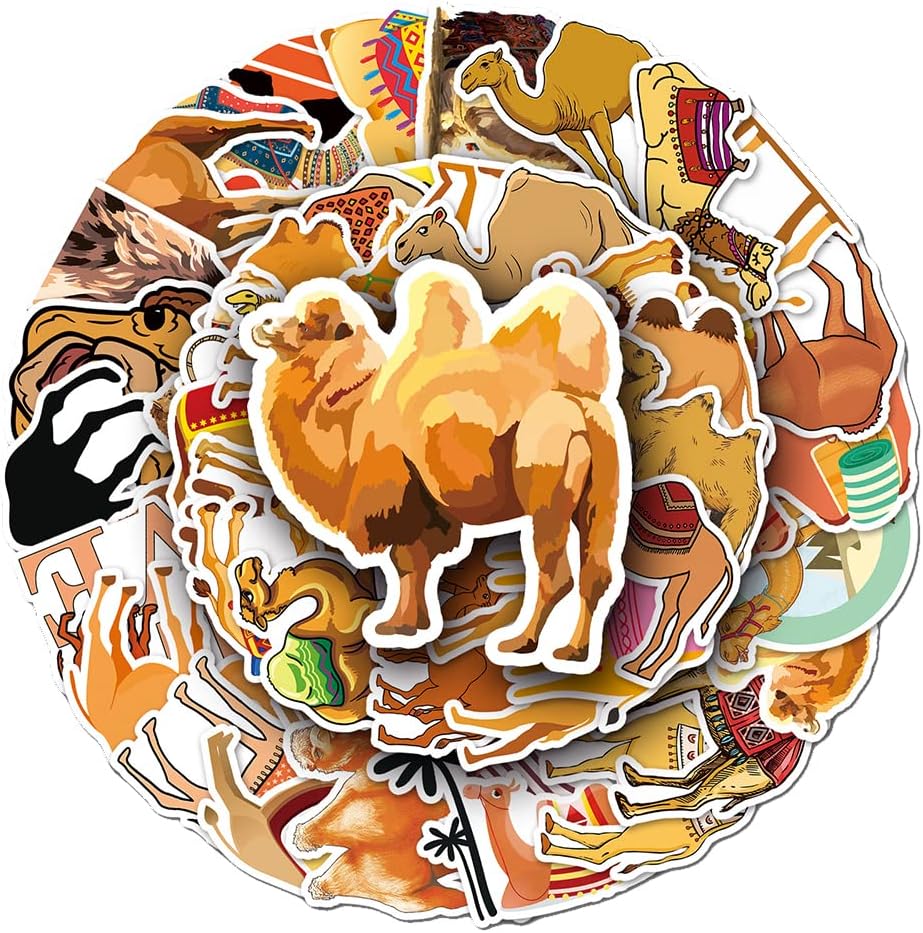 Amazon.com: Desert Camel Stickers for Teens Boy Girls Kids|50 Pcs|Cute ...