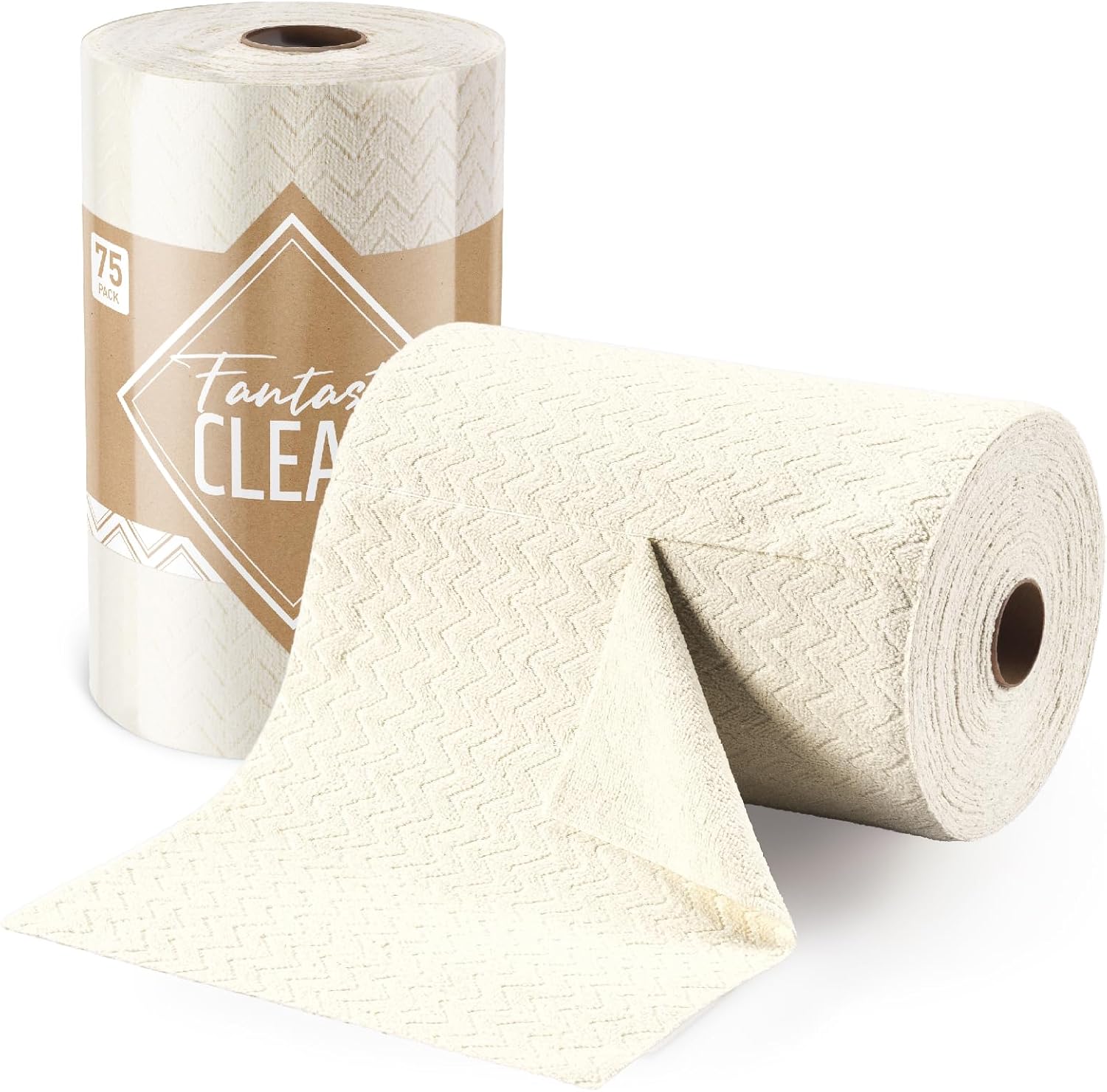 Amazon.com: Fantasticlean Microfiber Cleaning Cloth Roll -75 Pack, 12 ...