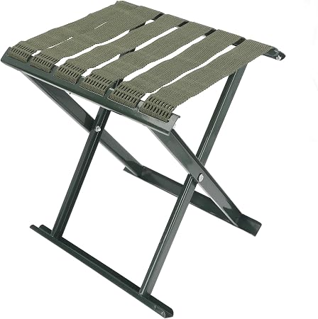 Amazon.com: Natudeco Outdoor Folding Stool Heavy Duty Camping Stool ...