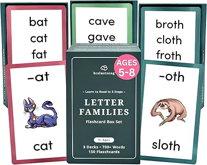 Amazon.com: BRAINSTRONG 733 Essential Phonics Words Flashcards - Master ...
