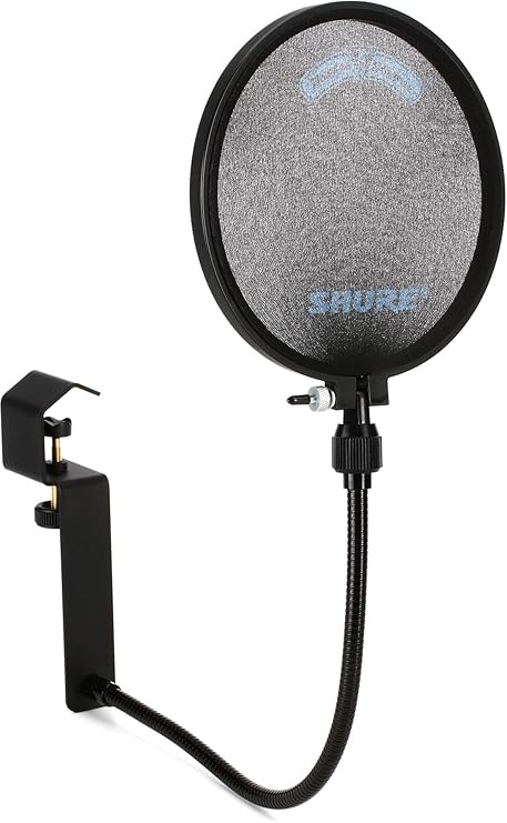 Shure PS-6 Microphone Pop-Filter, Four-Ply, 15 cm diameter, flexible ...