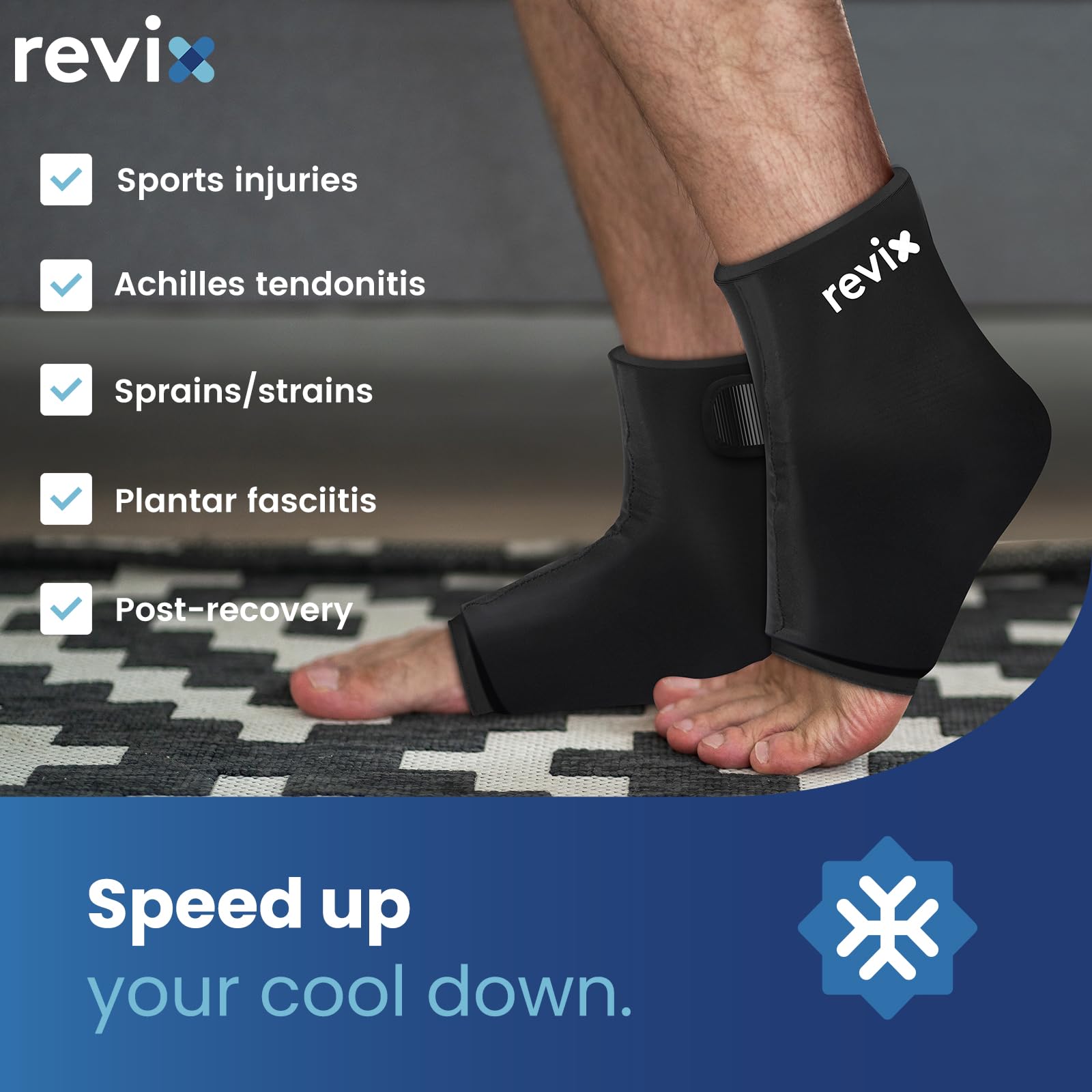 Snapklik.com : REVIX Ankle Ice Pack Wraps For Achilles Tendonitis ...