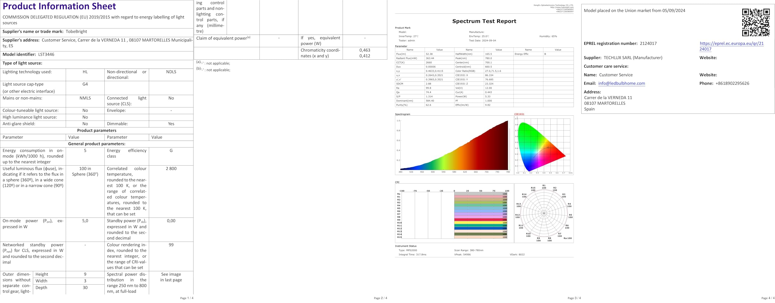 TobeBright G4 Halogen Bulbs 5W 12V, Clear Capsule 2 Pin G4 Halogen ...