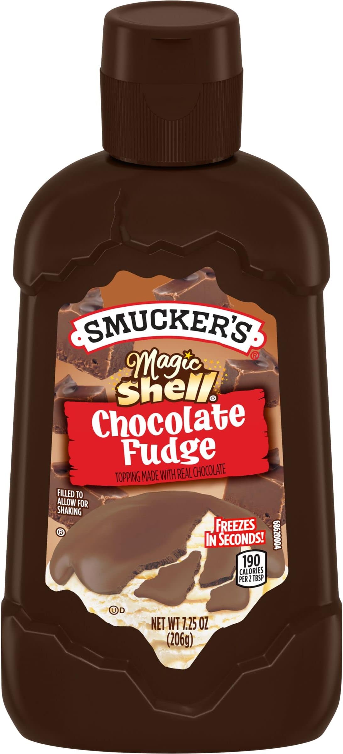 Amazon.com : Smucker's Magic Shell Chocolate Fudge Flavored Ice Cream ...