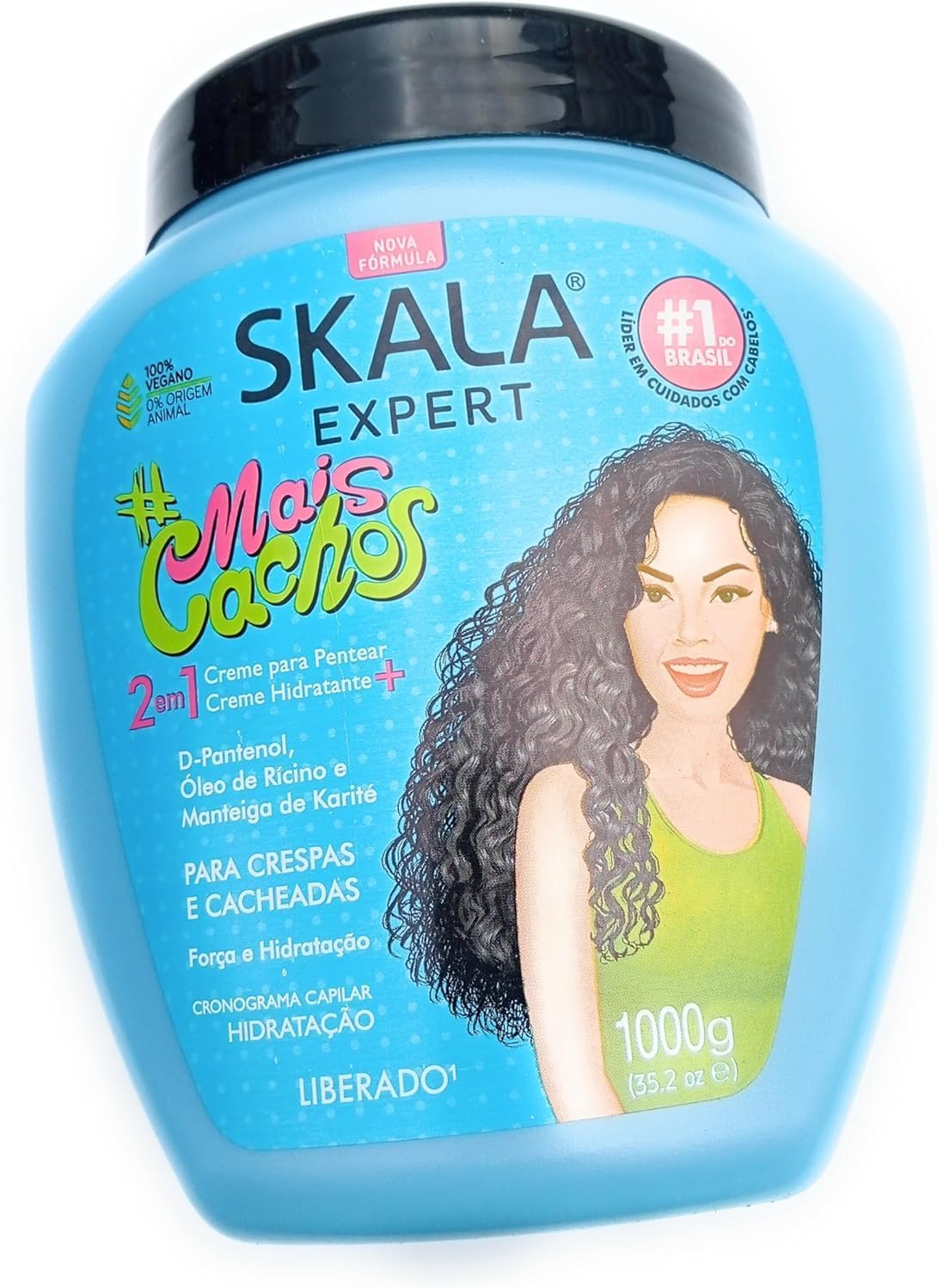 SKALA Mais Cachos Curly Hair Treatment 3ABC - Anti-Frizz, 2-in-1 ...