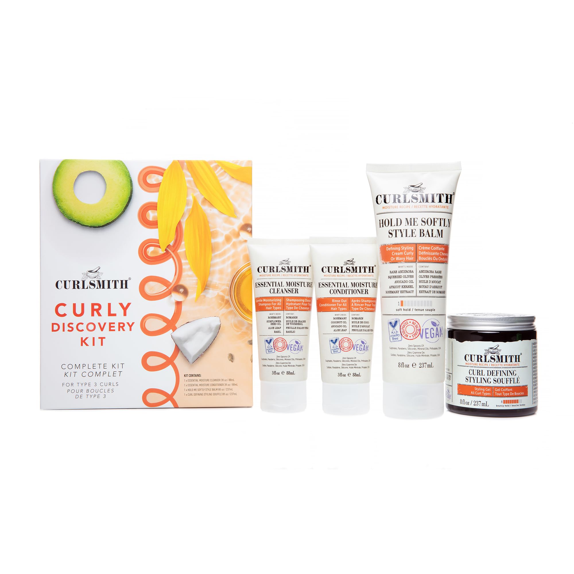 Amazon.com: Curlsmith - Curly Wash Day Discovery Kit | Complete Wash ...